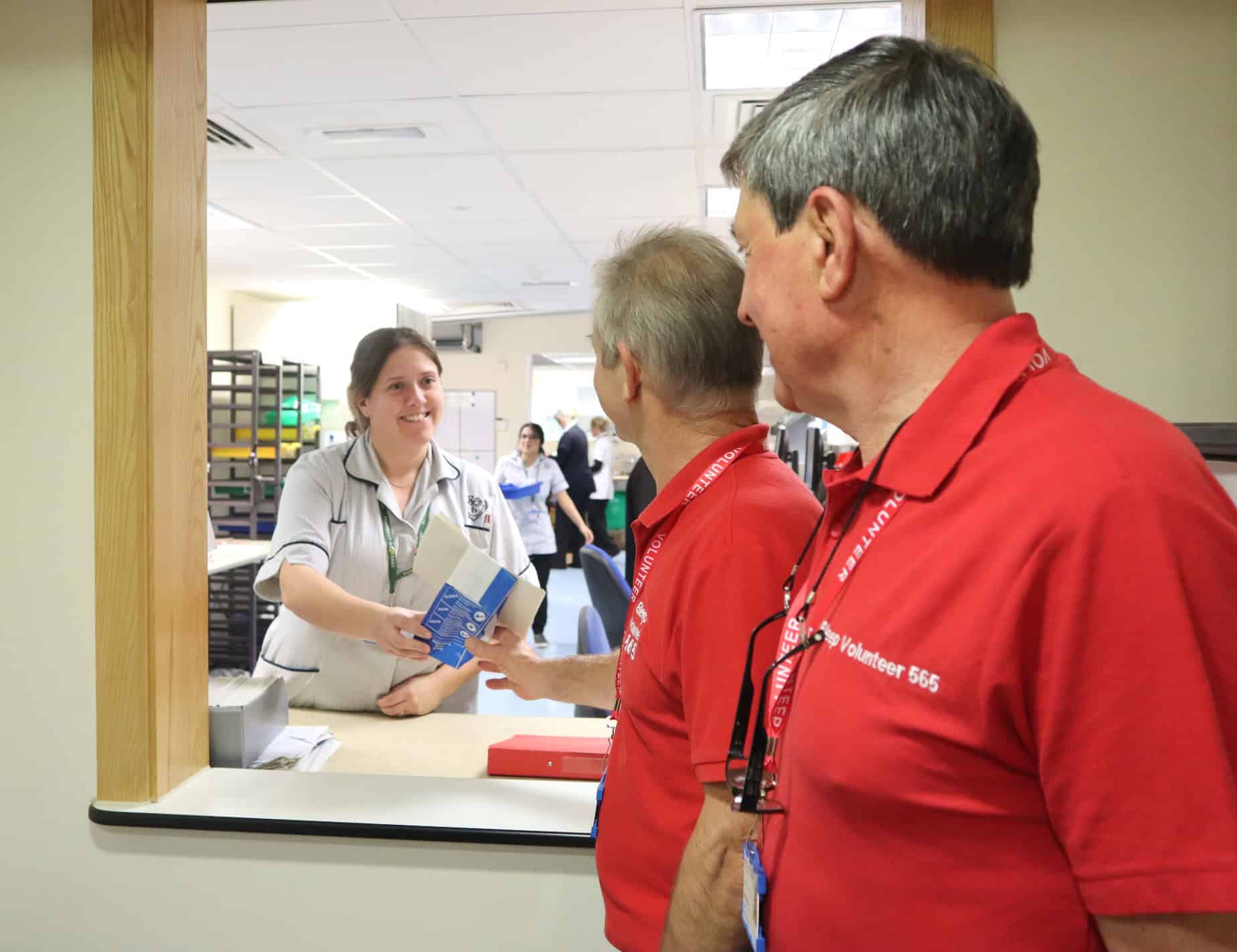 Volunteers take time to save time for NHS staff