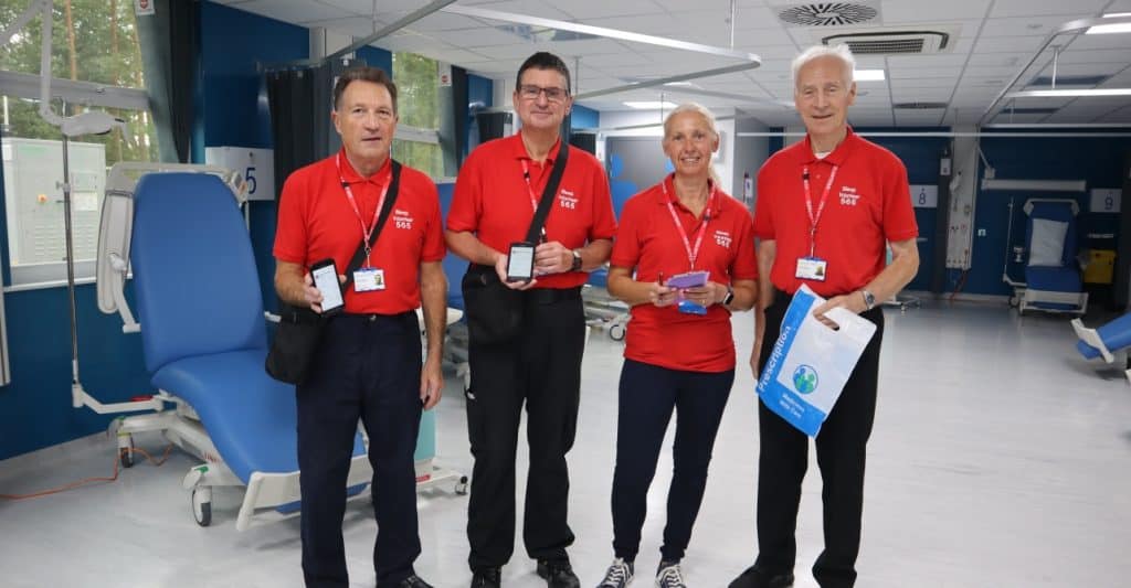 Volunteers take time to save time for NHS staff