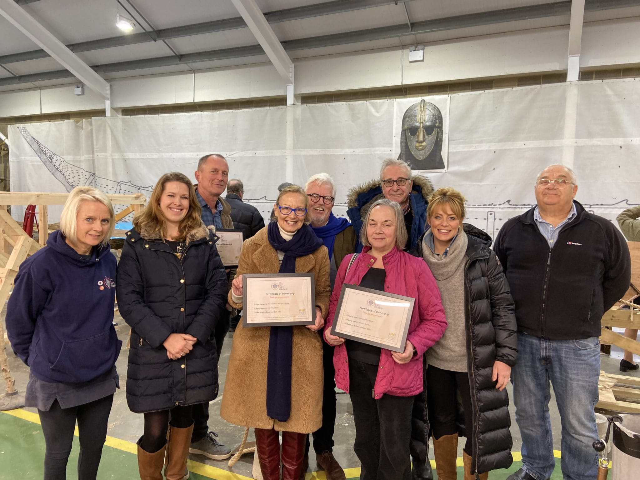 Woodbridge homeowners support Sutton Hoo ship rebuild